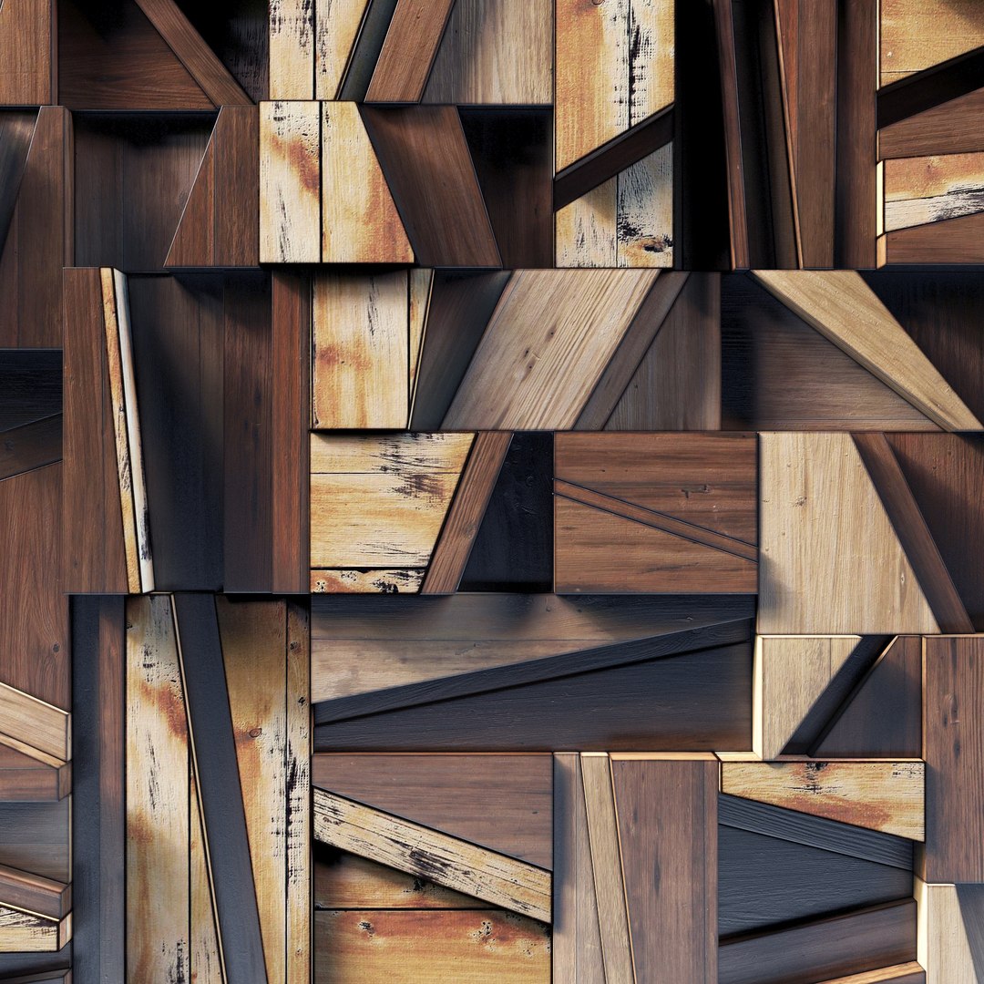 Rail Wood Panel 3D Model - TurboSquid 1688689