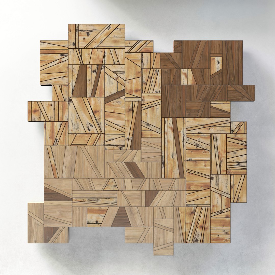 Rail Wood Panel 3D Model - TurboSquid 1688689