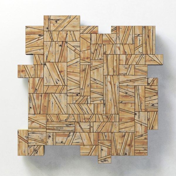 Rail wood panel 3D model - TurboSquid 1688689