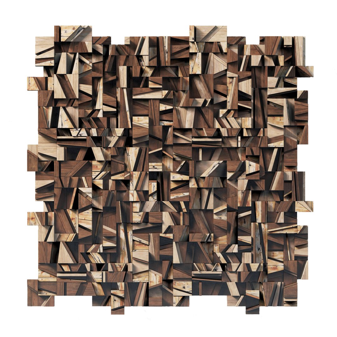 Rail Wood Panel 3D Model - TurboSquid 1688689