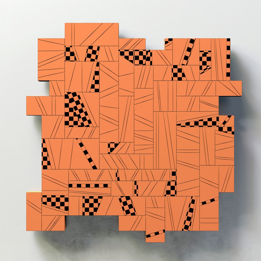 Rail Wood Panel 3D Model - TurboSquid 1688689