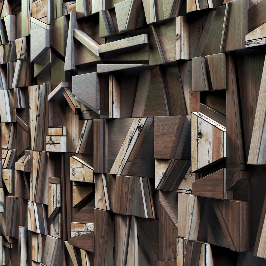 Rail Wood Panel 3D Model - TurboSquid 1688689