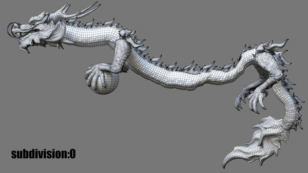 Dragon character creature 3D model - TurboSquid 1609405