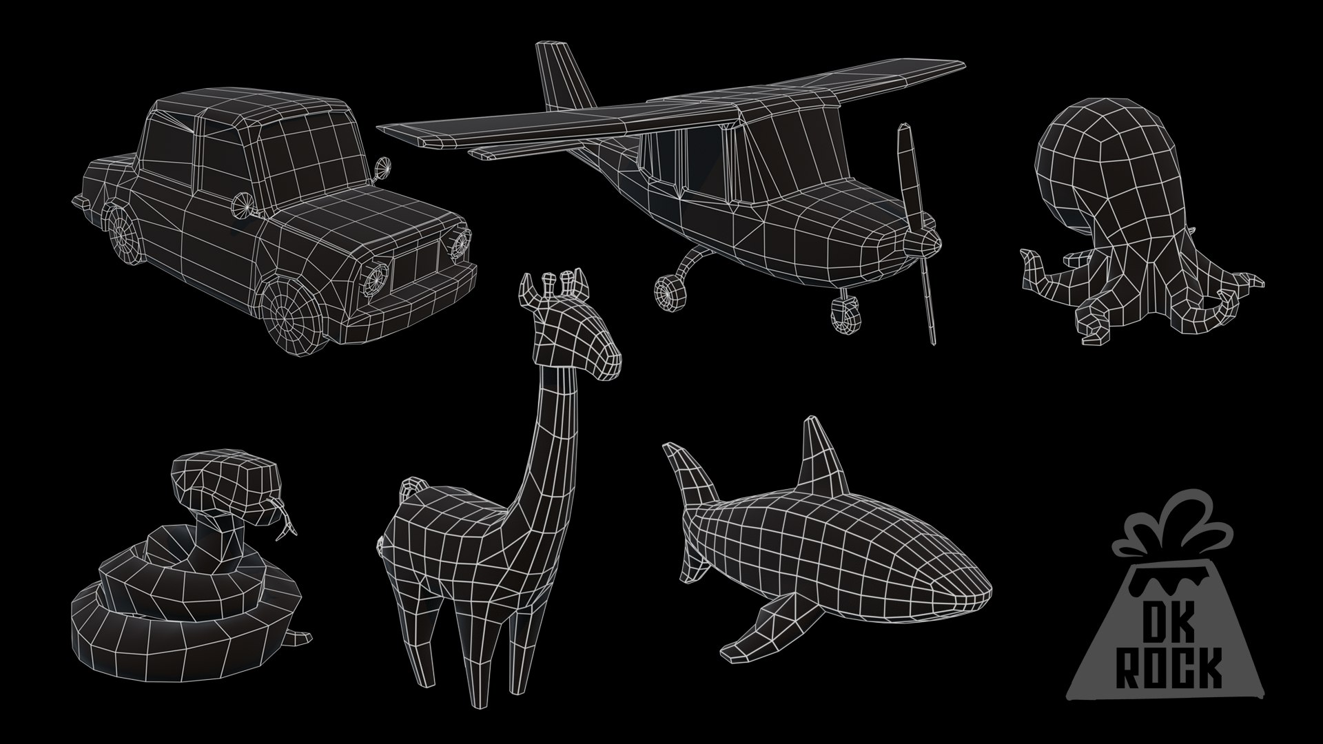 3D Model Stylised Collectible 3D Props - TurboSquid 2386285