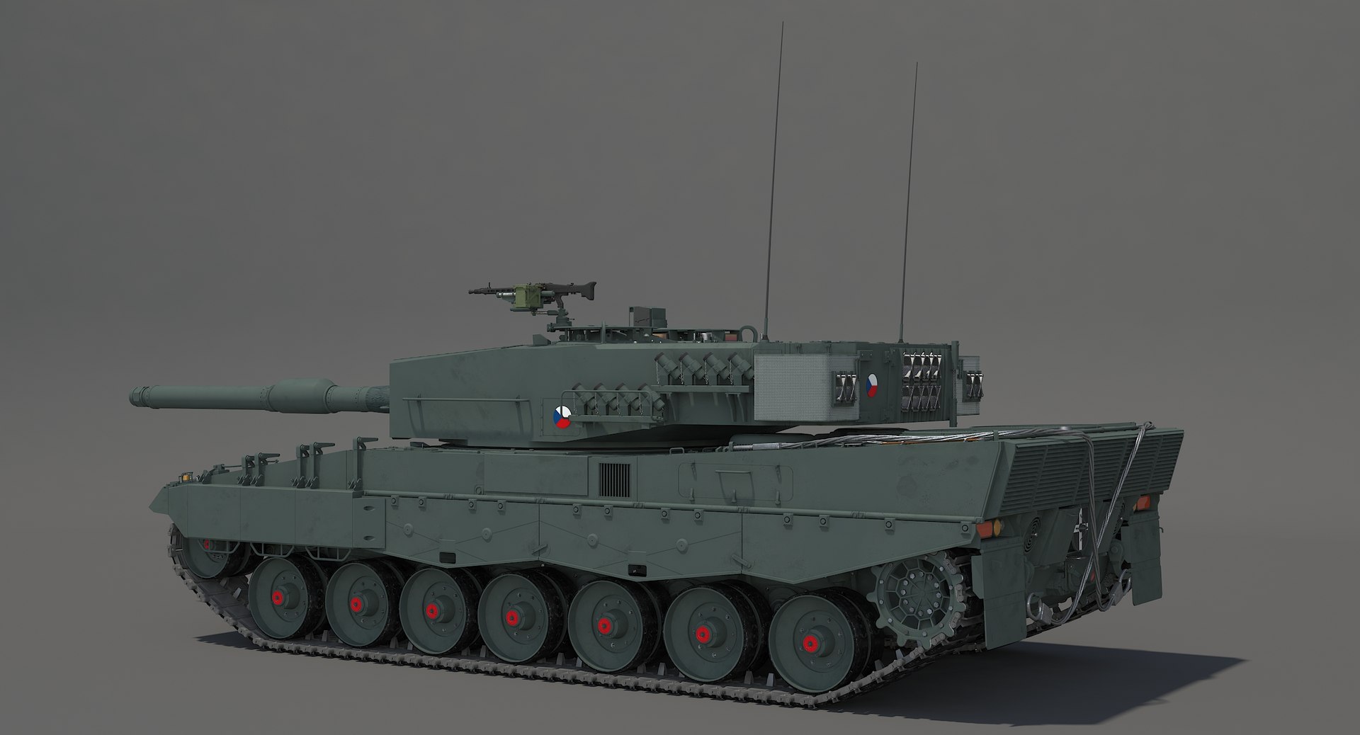 Leopard 2A4 Czech Army 3D - TurboSquid 2137412