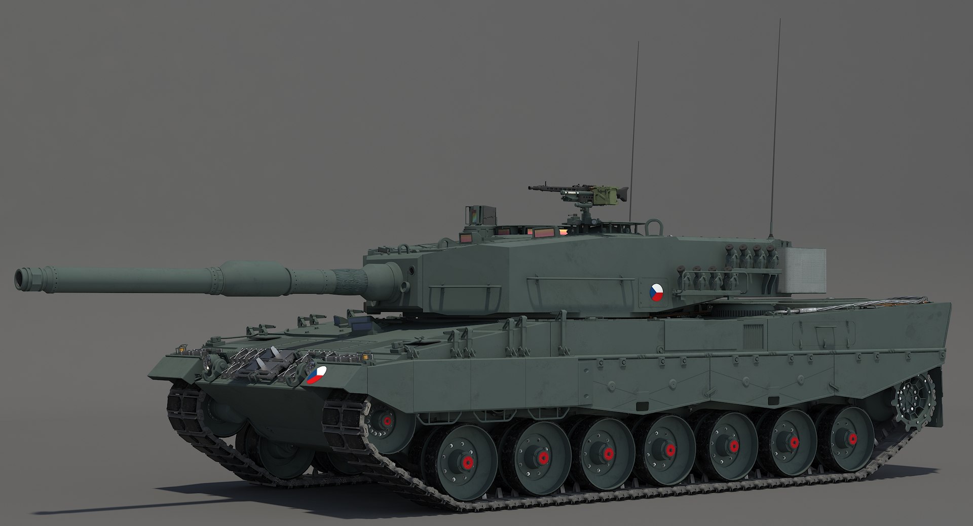 Leopard 2A4 Czech Army 3D - TurboSquid 2137412