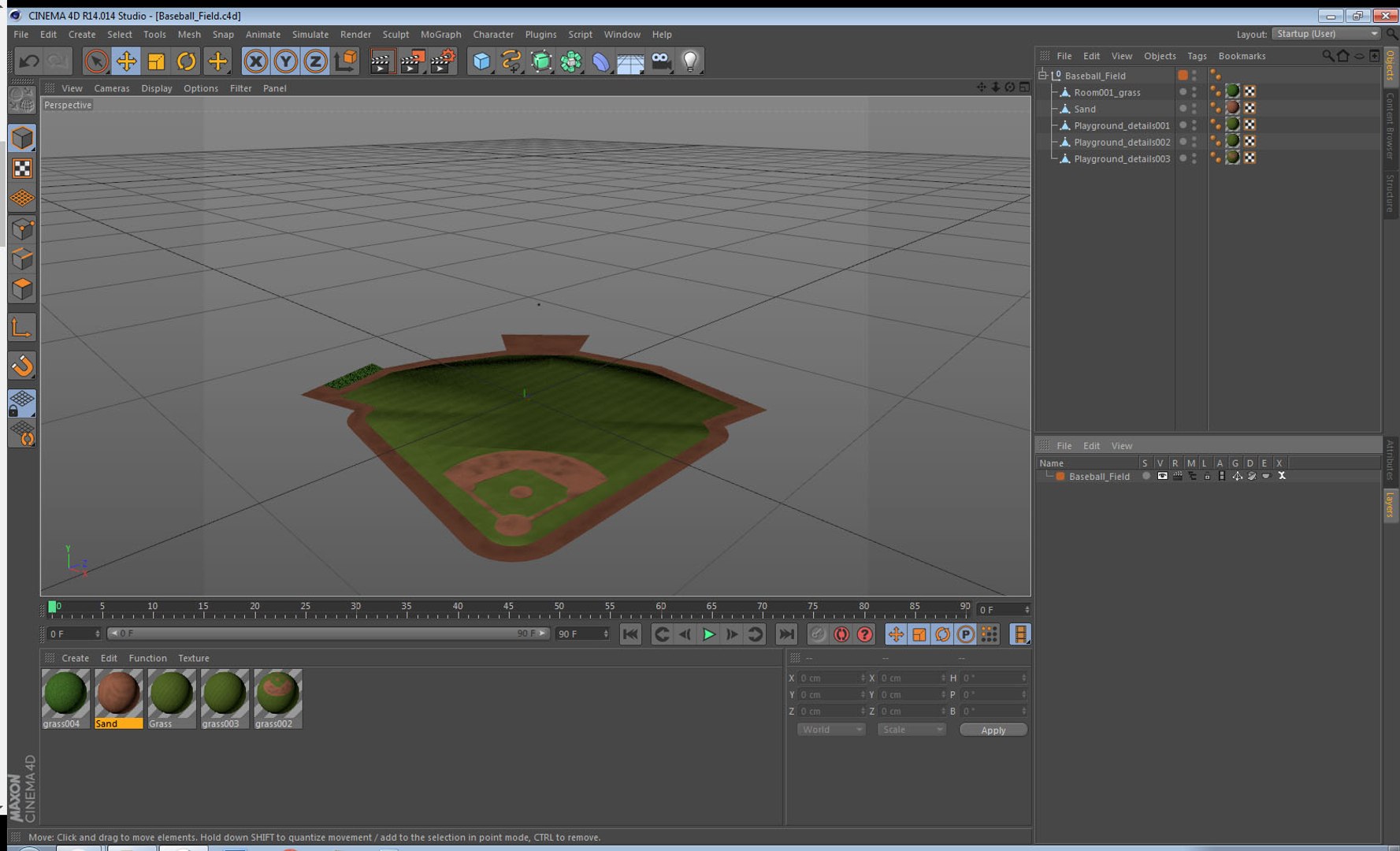 Baseball Field Model - TurboSquid 1369767
