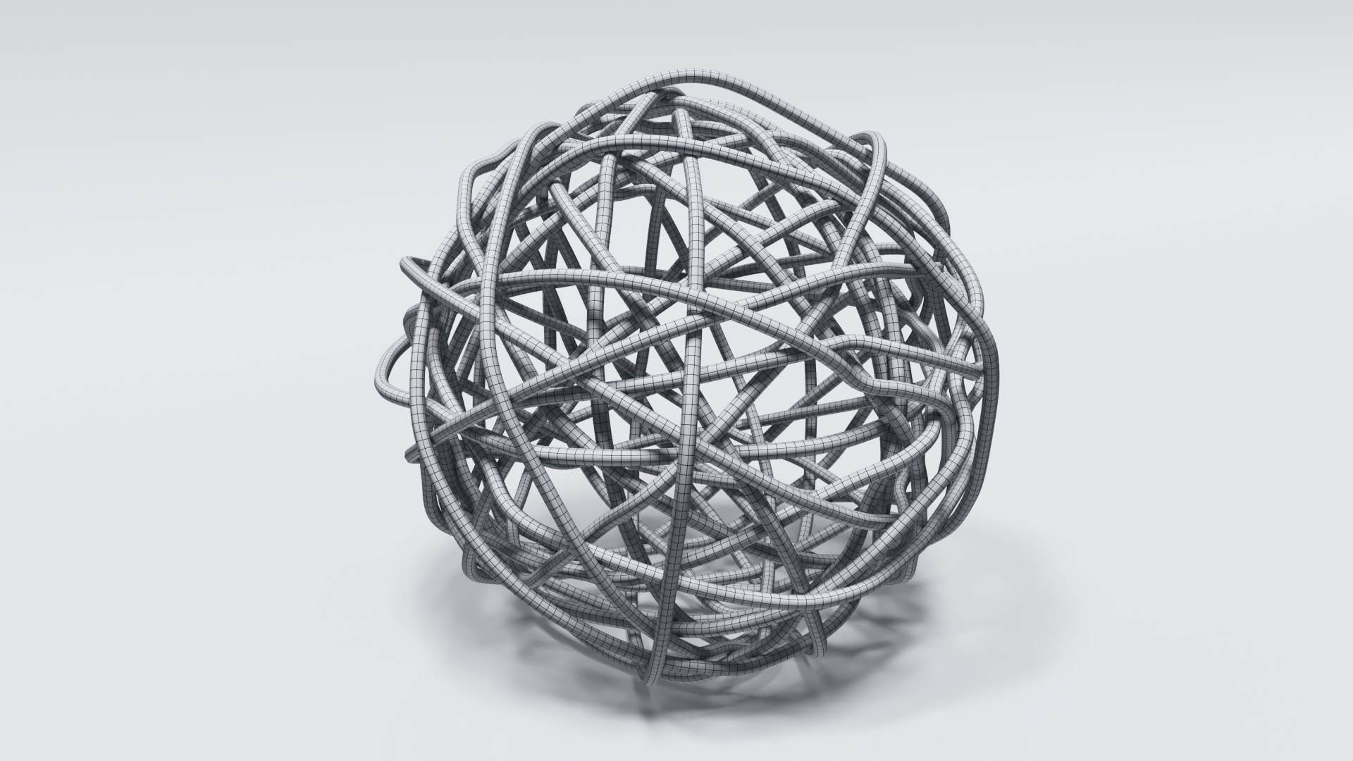 Wicker Sphere 3D - TurboSquid 1807639