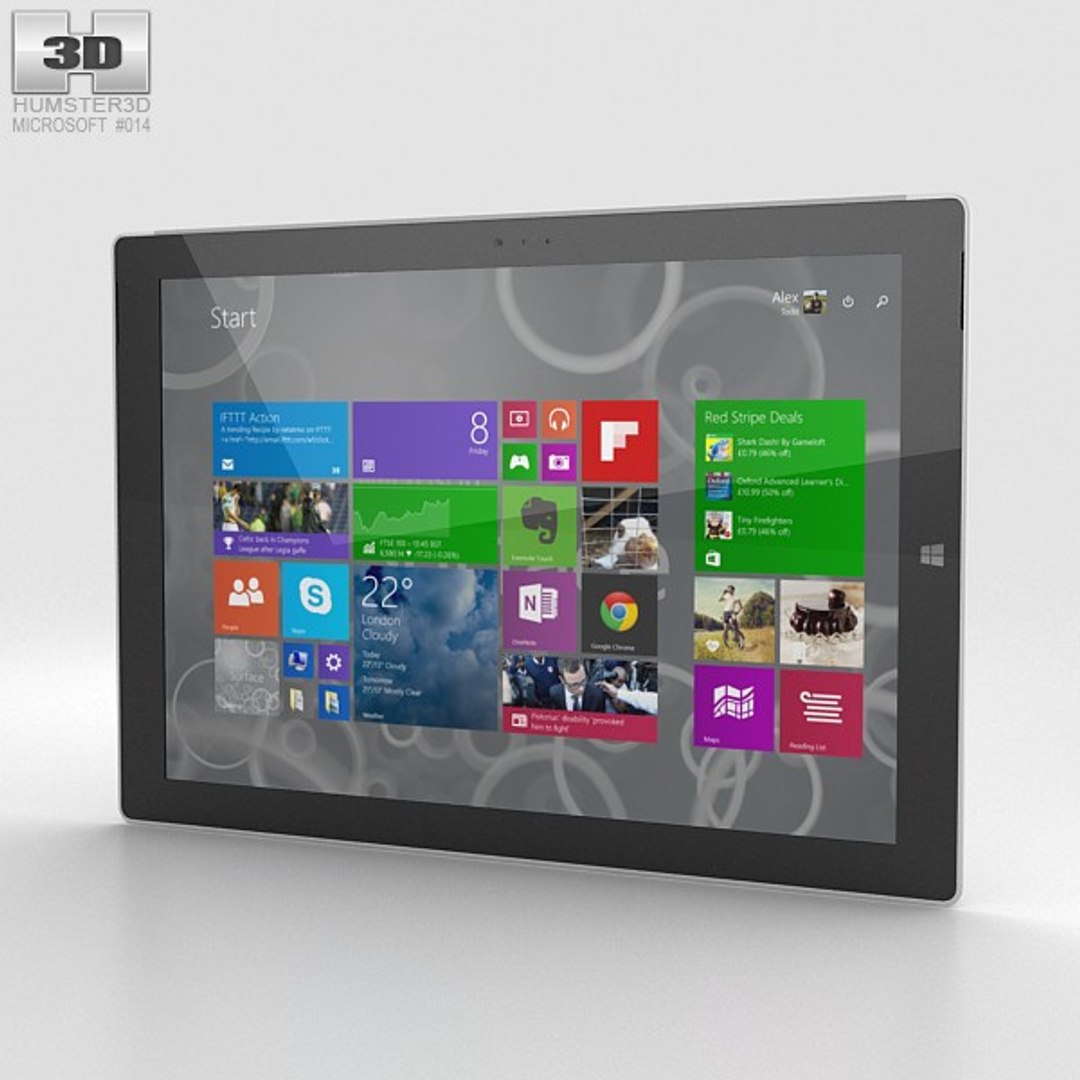 max microsoft surface 3