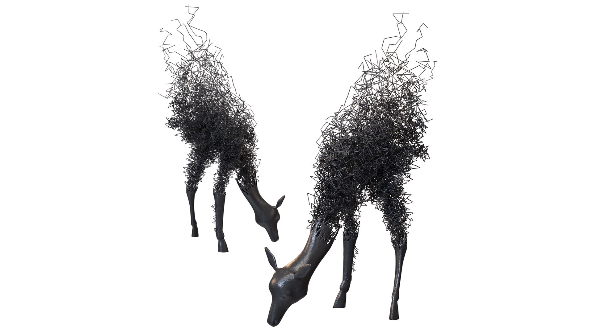 Modern Sculpture Tomohiro Inaba 2 3D Model - TurboSquid 2094176