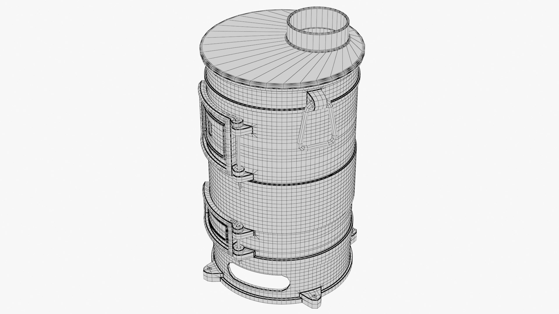 3D Furnace 01 Model - TurboSquid 2217726