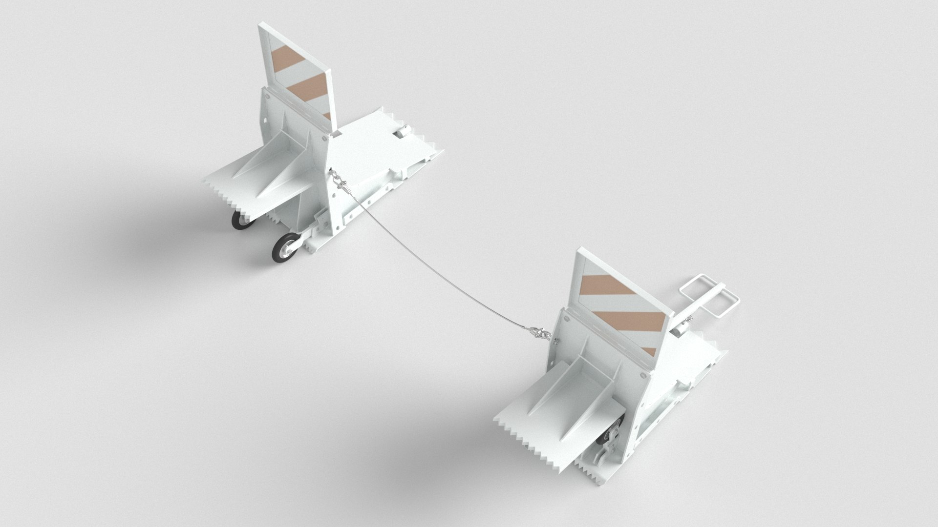 Hostile Vehicle Barriers 3D - TurboSquid 1986199