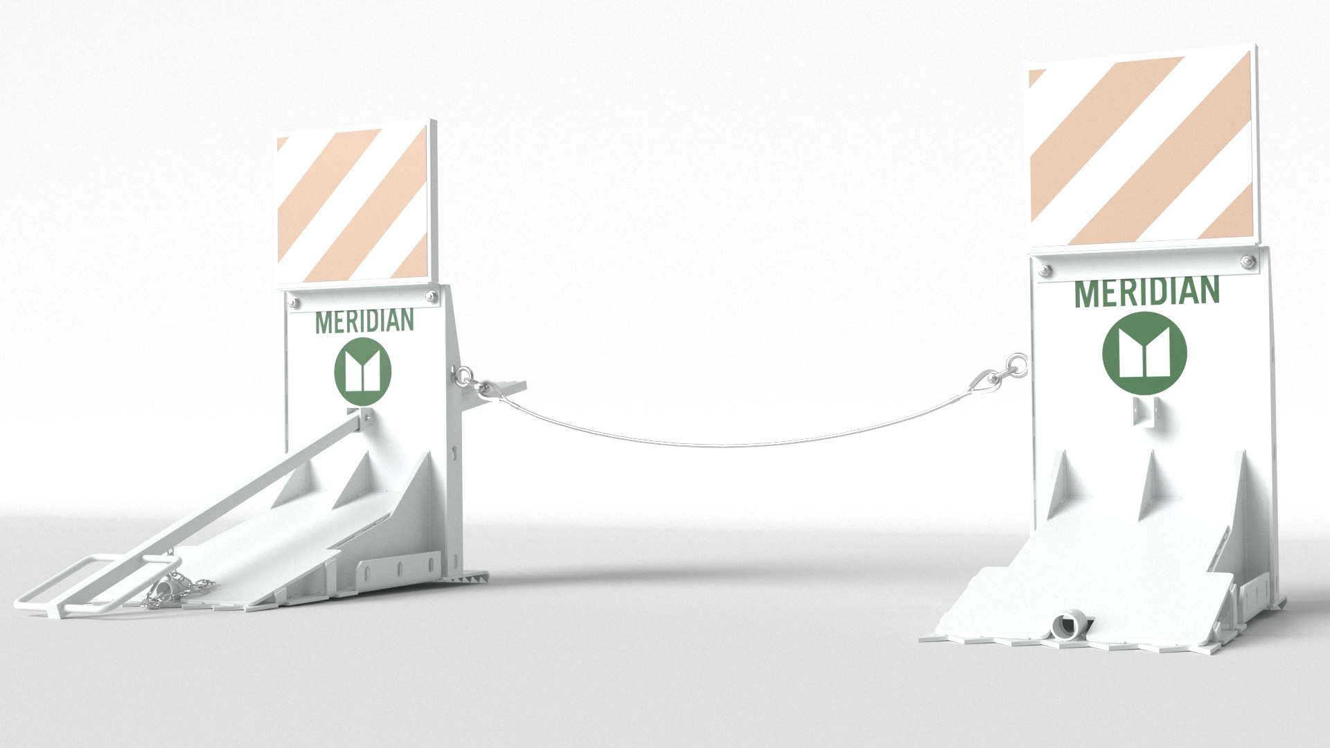 Hostile Vehicle Barriers 3D - TurboSquid 1986199