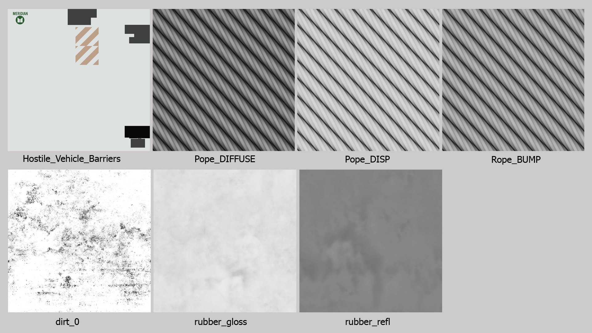 Hostile Vehicle Barriers 3D - TurboSquid 1986199