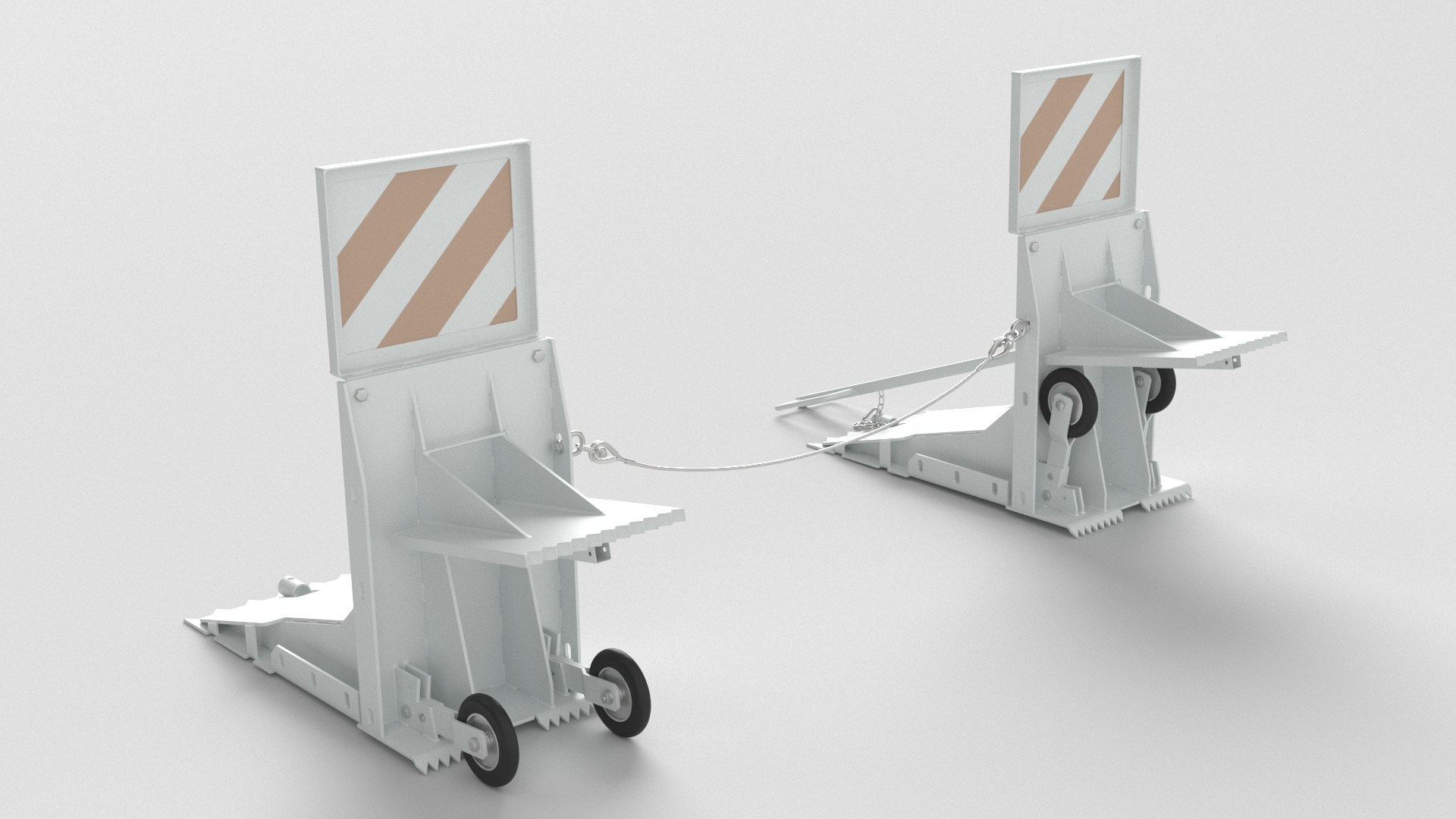 Hostile Vehicle Barriers 3D - TurboSquid 1986199