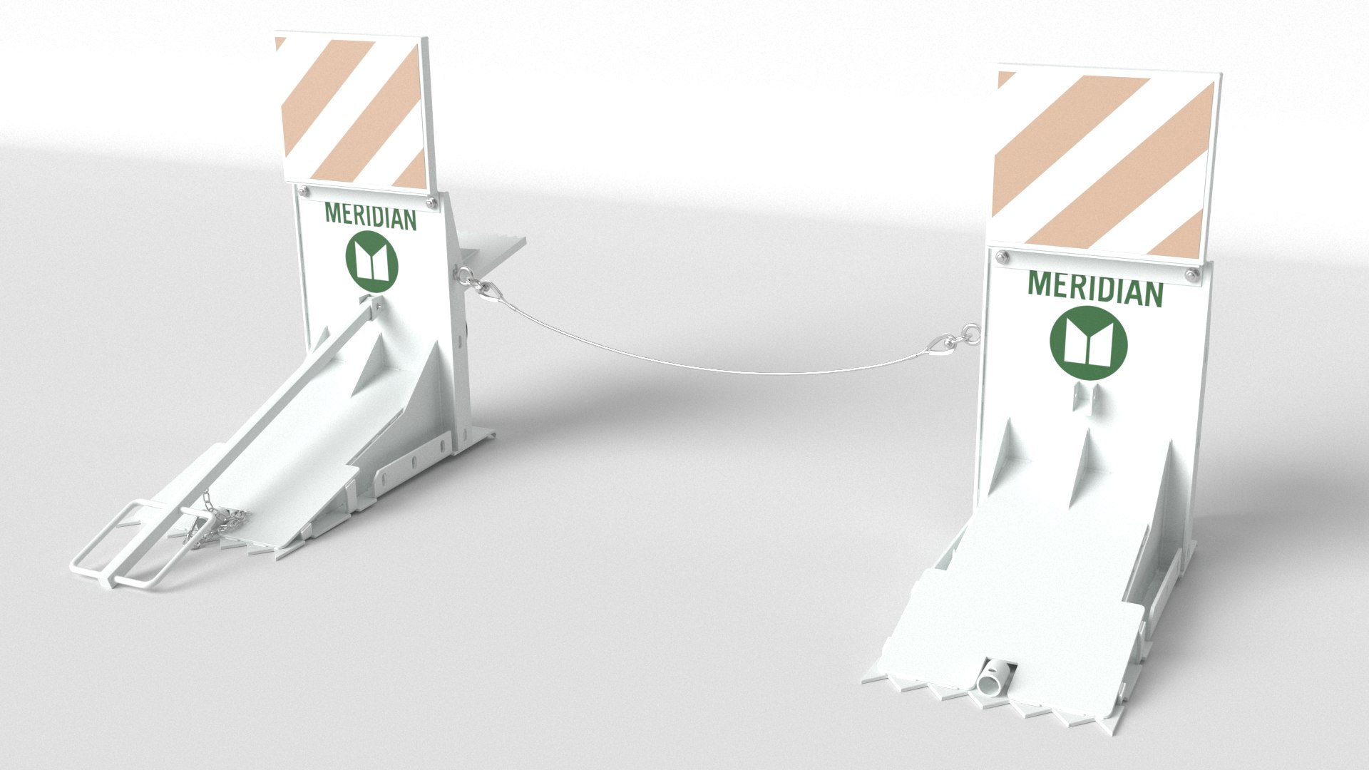 Hostile Vehicle Barriers 3D - TurboSquid 1986199