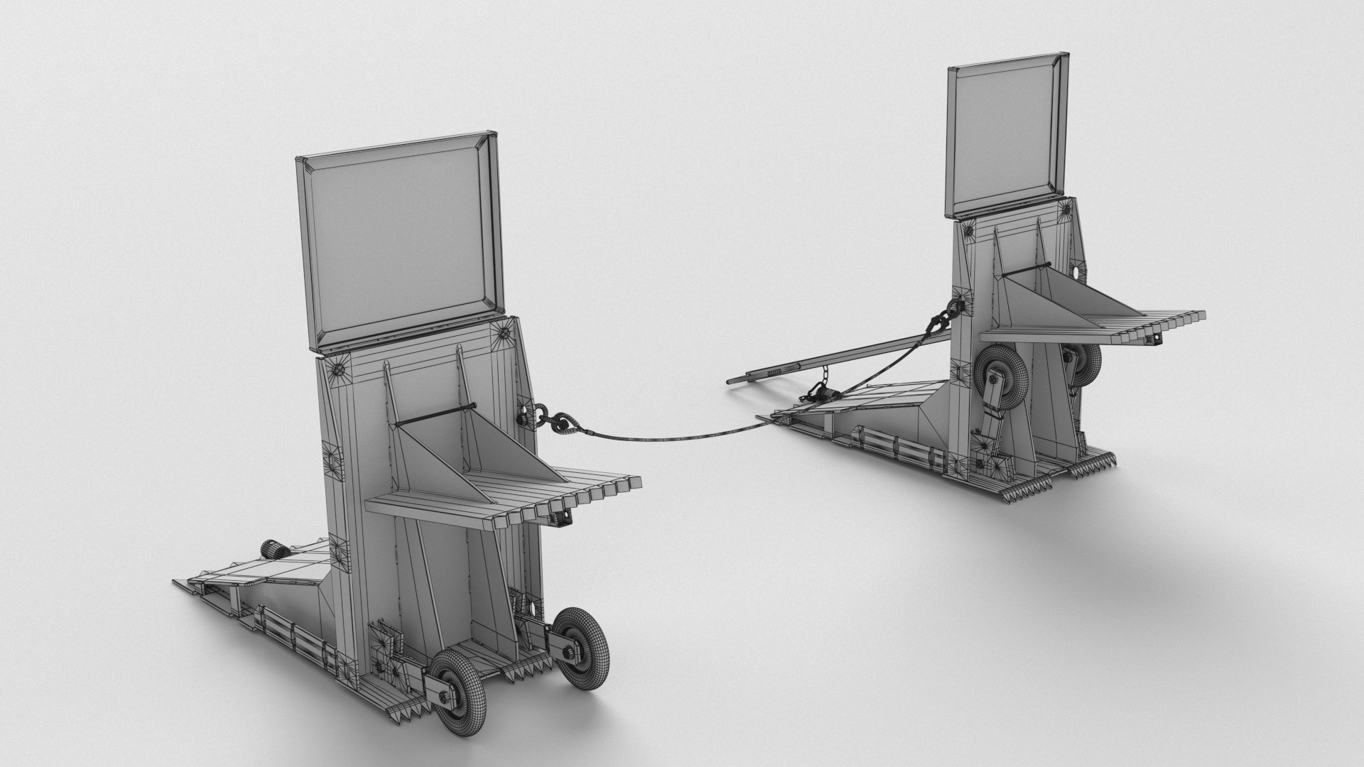 Hostile Vehicle Barriers 3D - TurboSquid 1986199