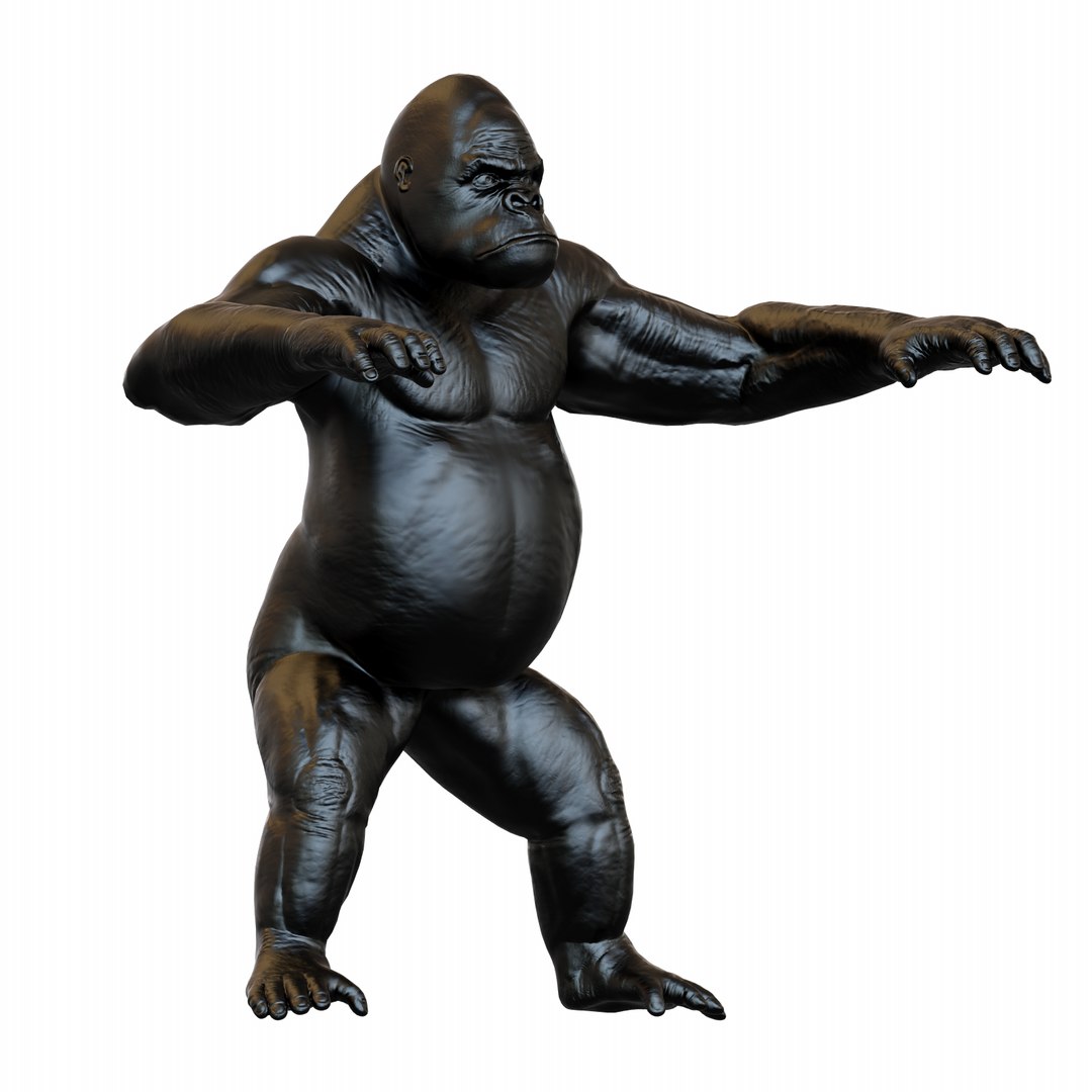 3d Model Gorilla