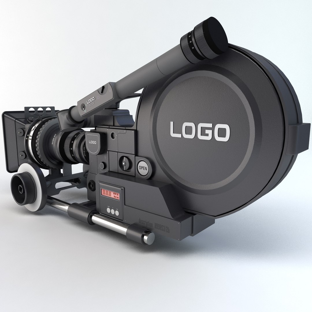 3d Model Movie Camera
