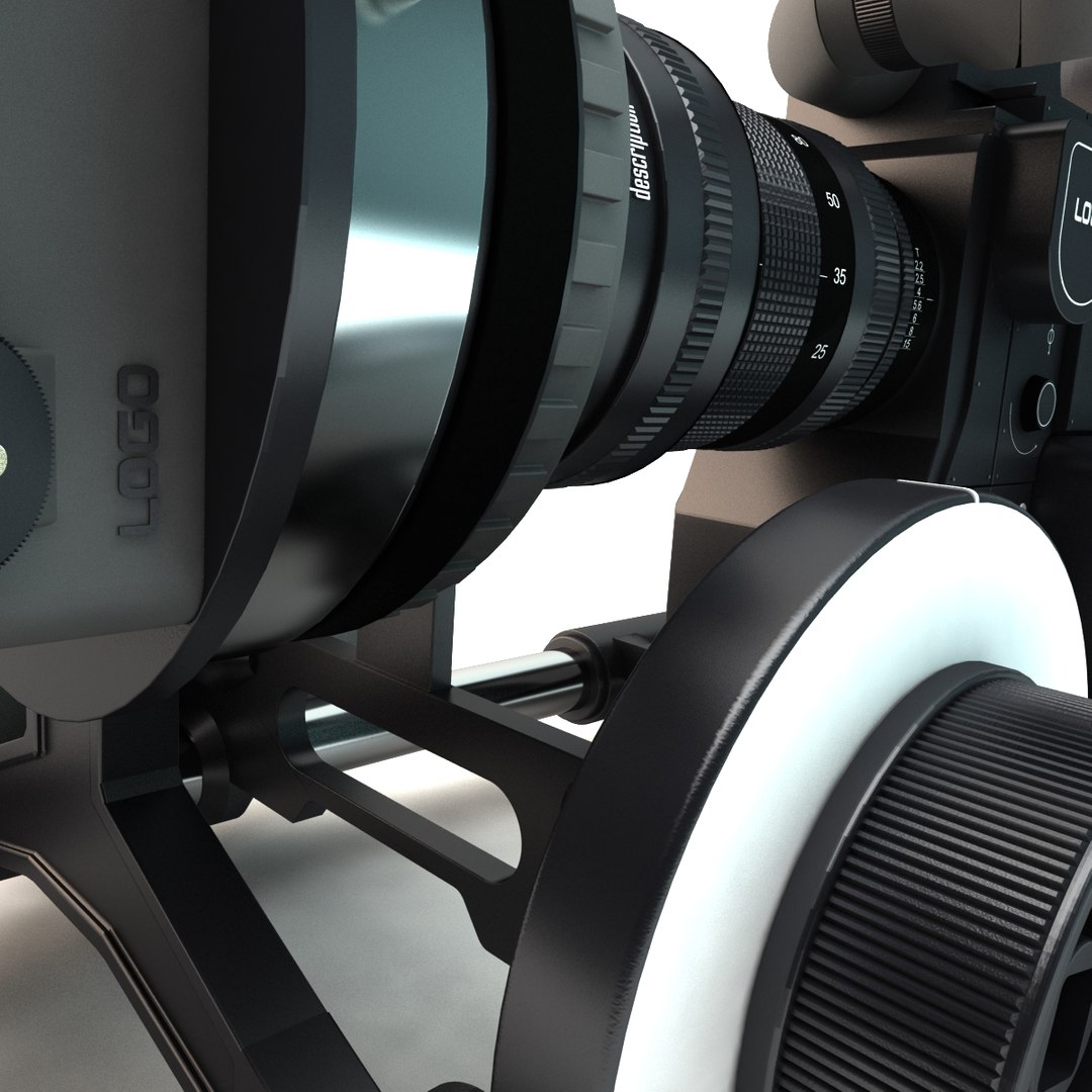 3d Model Movie Camera