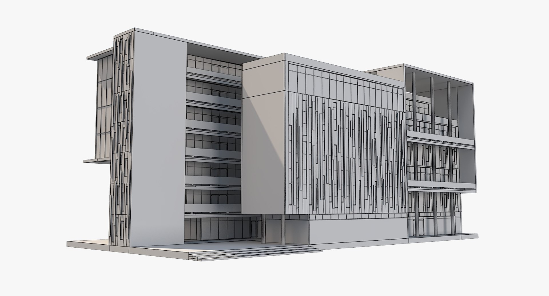 Building 7 3D Model - TurboSquid 1368075