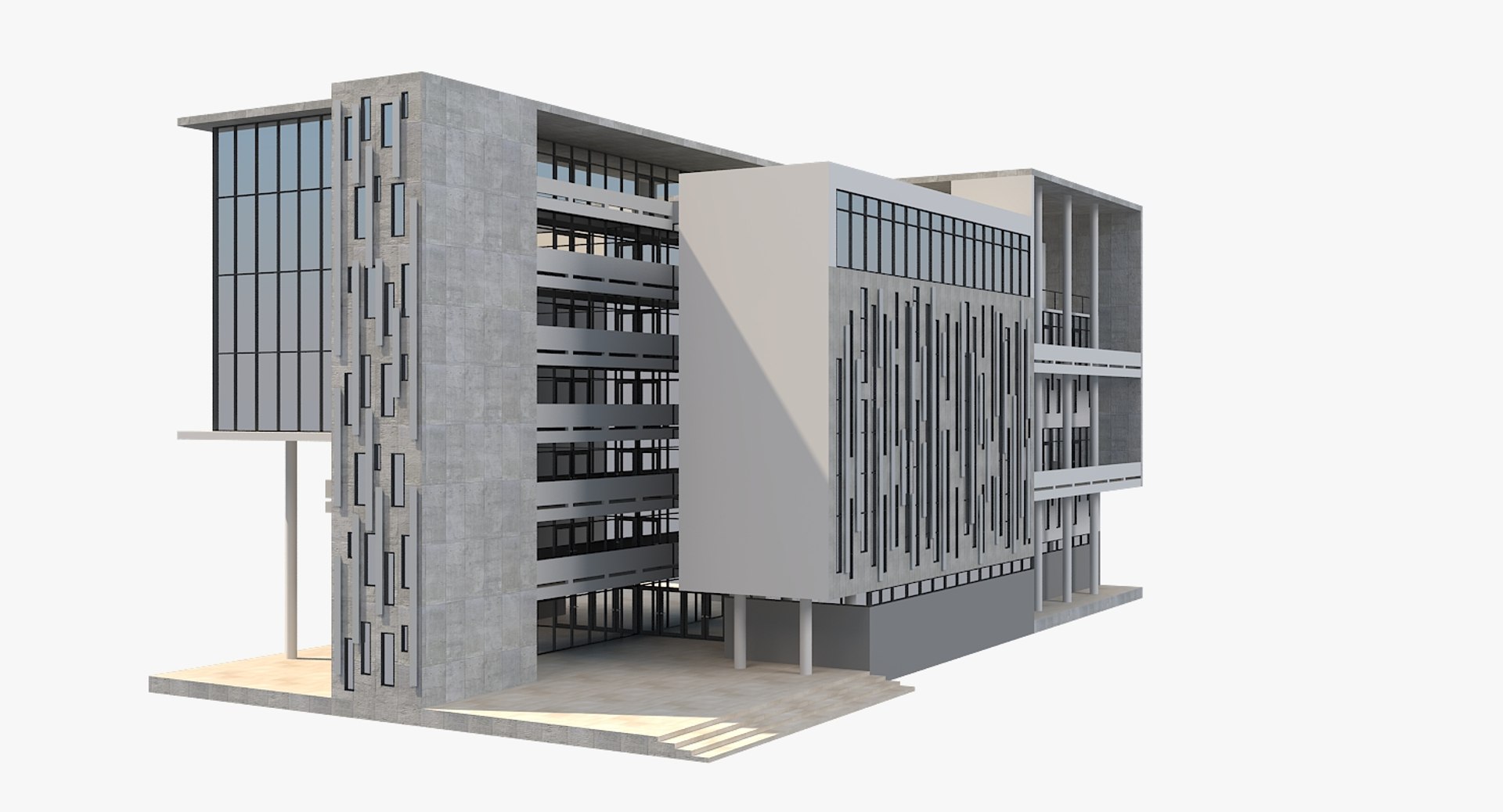 Building 7 3D Model - TurboSquid 1368075