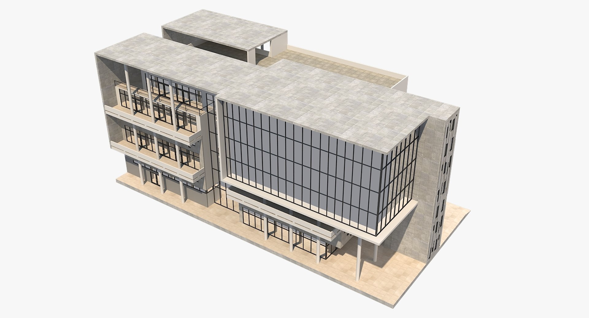 Building 7 3D Model - TurboSquid 1368075