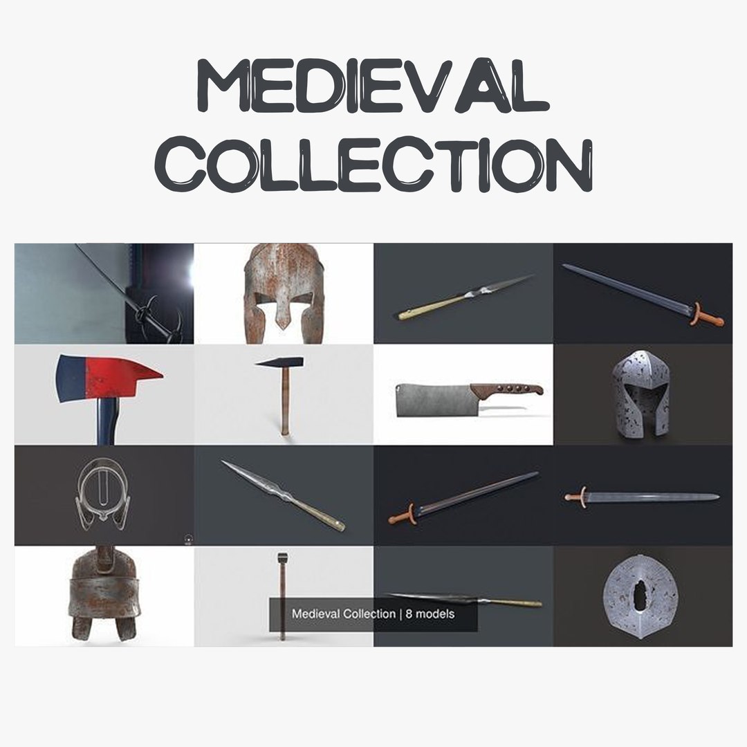 Medieval Collection 3D 모델 - TurboSquid 2001079