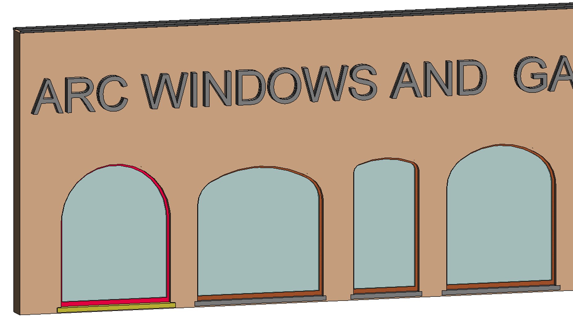 Arc Windows 3D Model - TurboSquid 1438347