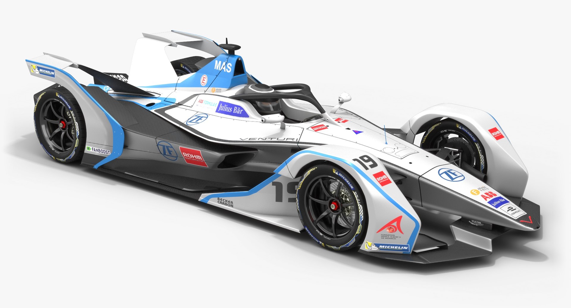 3D Gen2 Venturi Formula E Model - TurboSquid 1340710