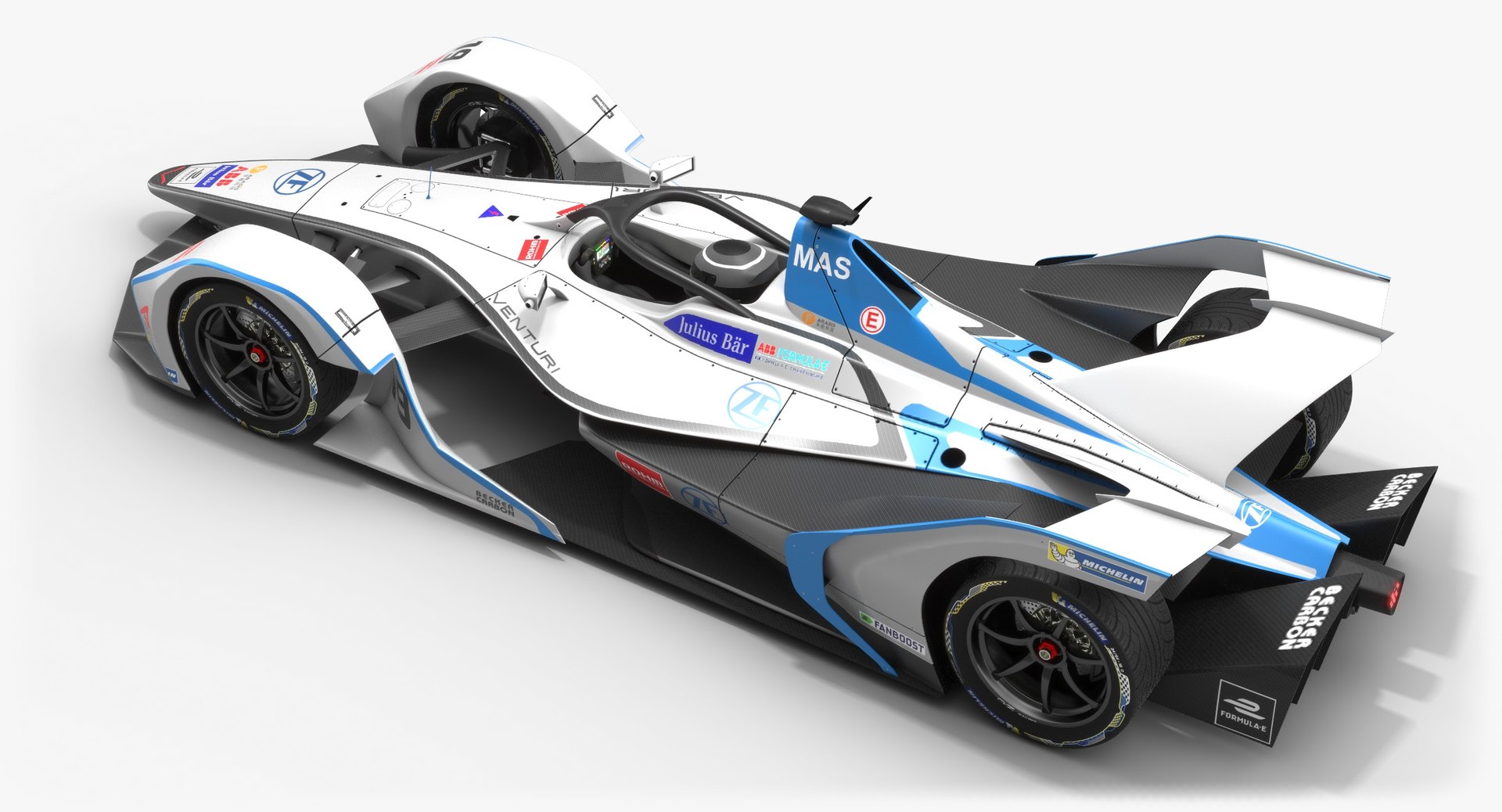 3D Gen2 Venturi Formula E Model - TurboSquid 1340710