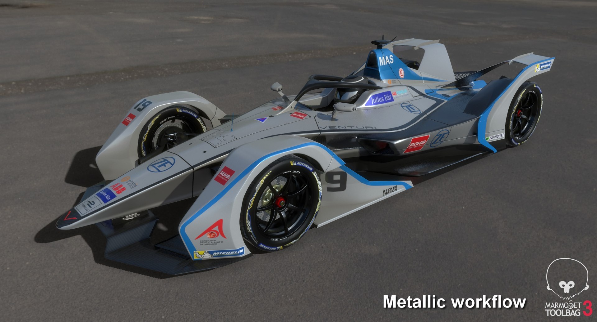 3D gen2 venturi formula e model - TurboSquid 1340710