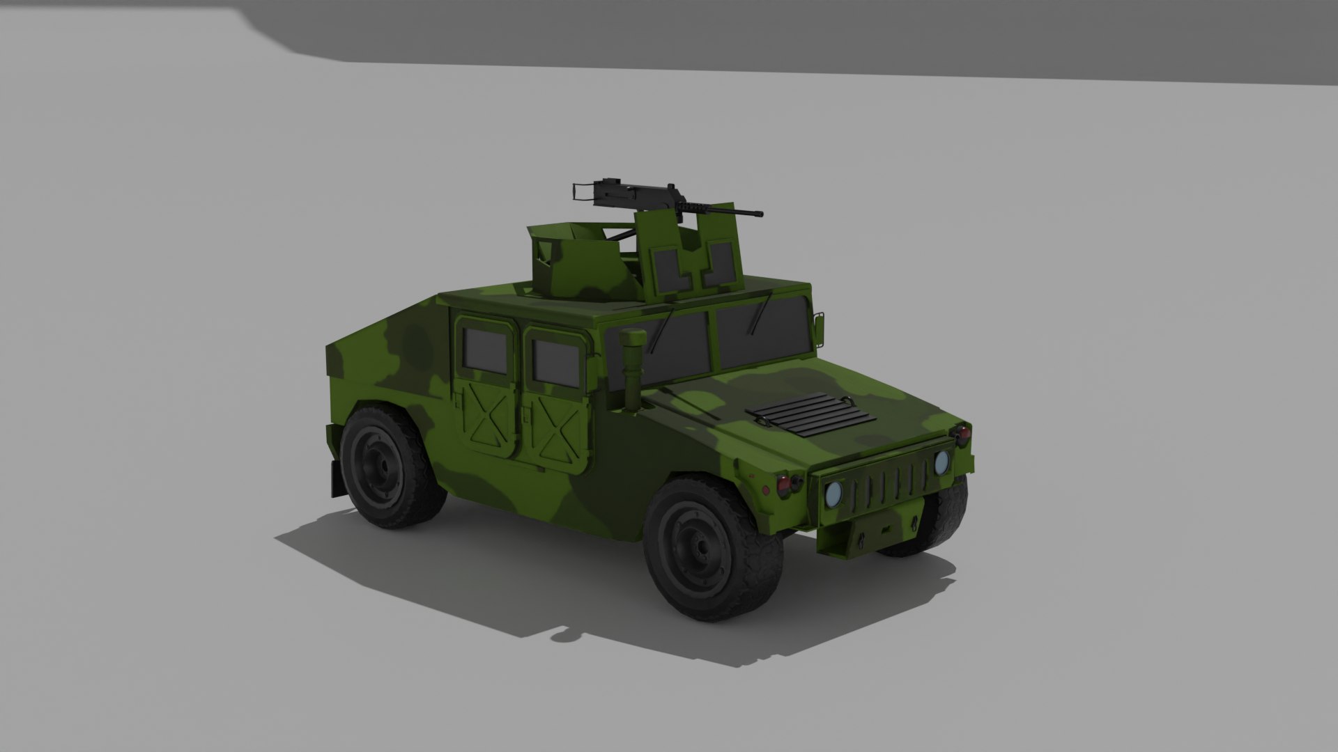 3D Model Humvee Green Army Vehicle 3D Model - TurboSquid 1886863