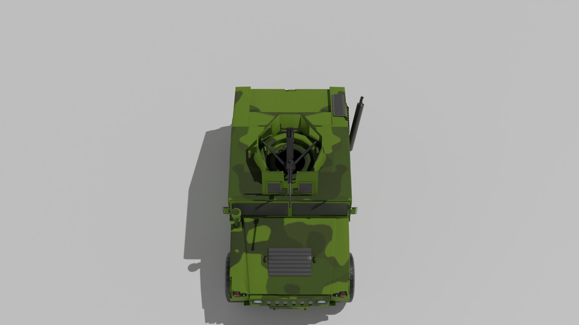 3D Model Humvee Green Army Vehicle 3D Model - TurboSquid 1886863