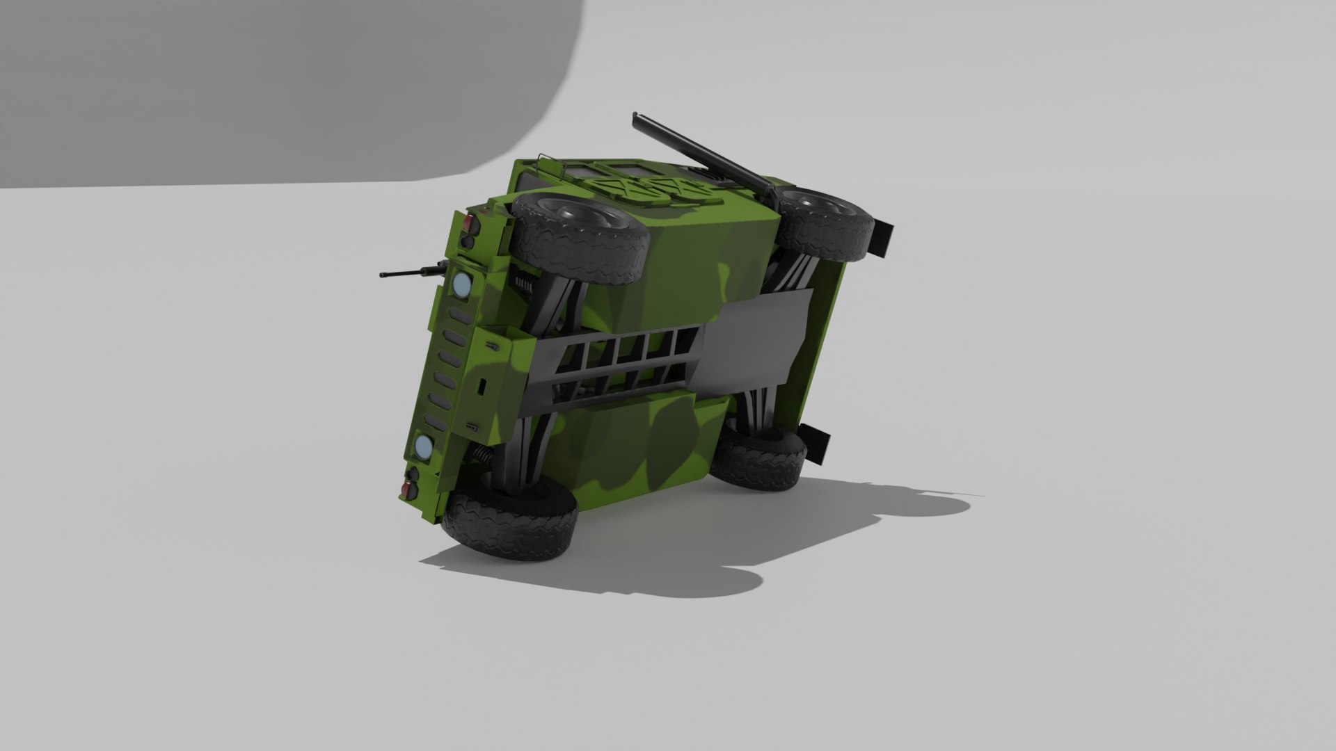 3D Model Humvee Green Army Vehicle 3D Model - TurboSquid 1886863
