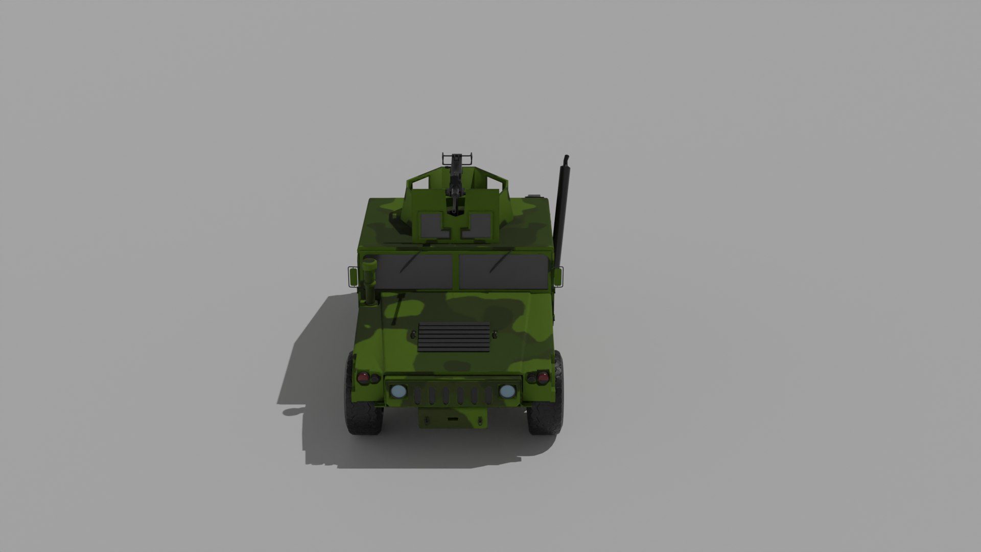 3D Model Humvee Green Army Vehicle 3D Model - TurboSquid 1886863