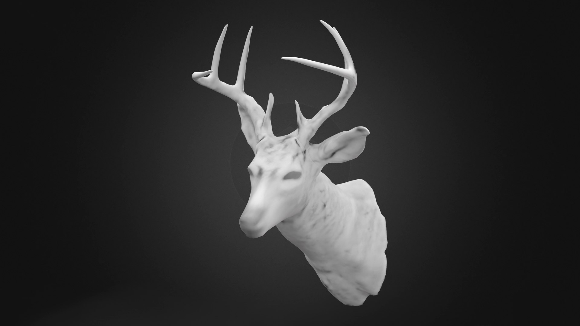 Wall Hanging Buck Deer Bust 3D model - TurboSquid 1860848