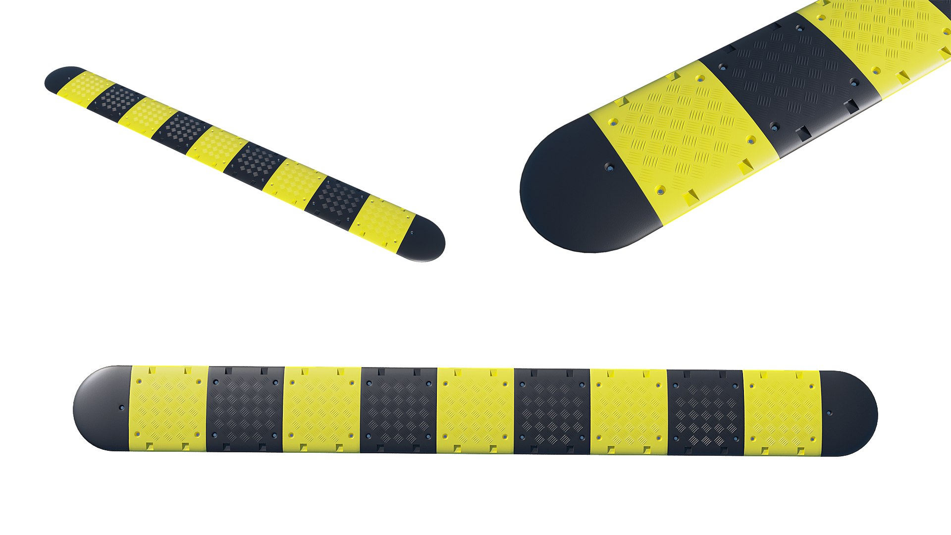 3D Speed Bump Traffic Model - TurboSquid 1679069