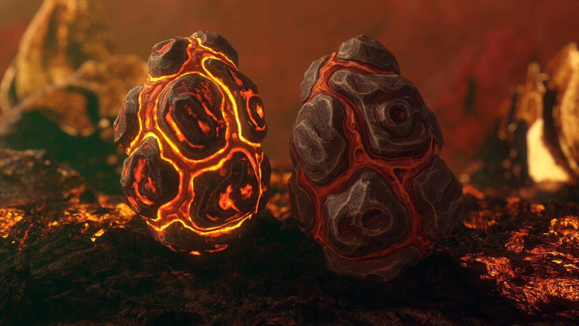 Handpainted Egg - 3D Model - TurboSquid 1697566