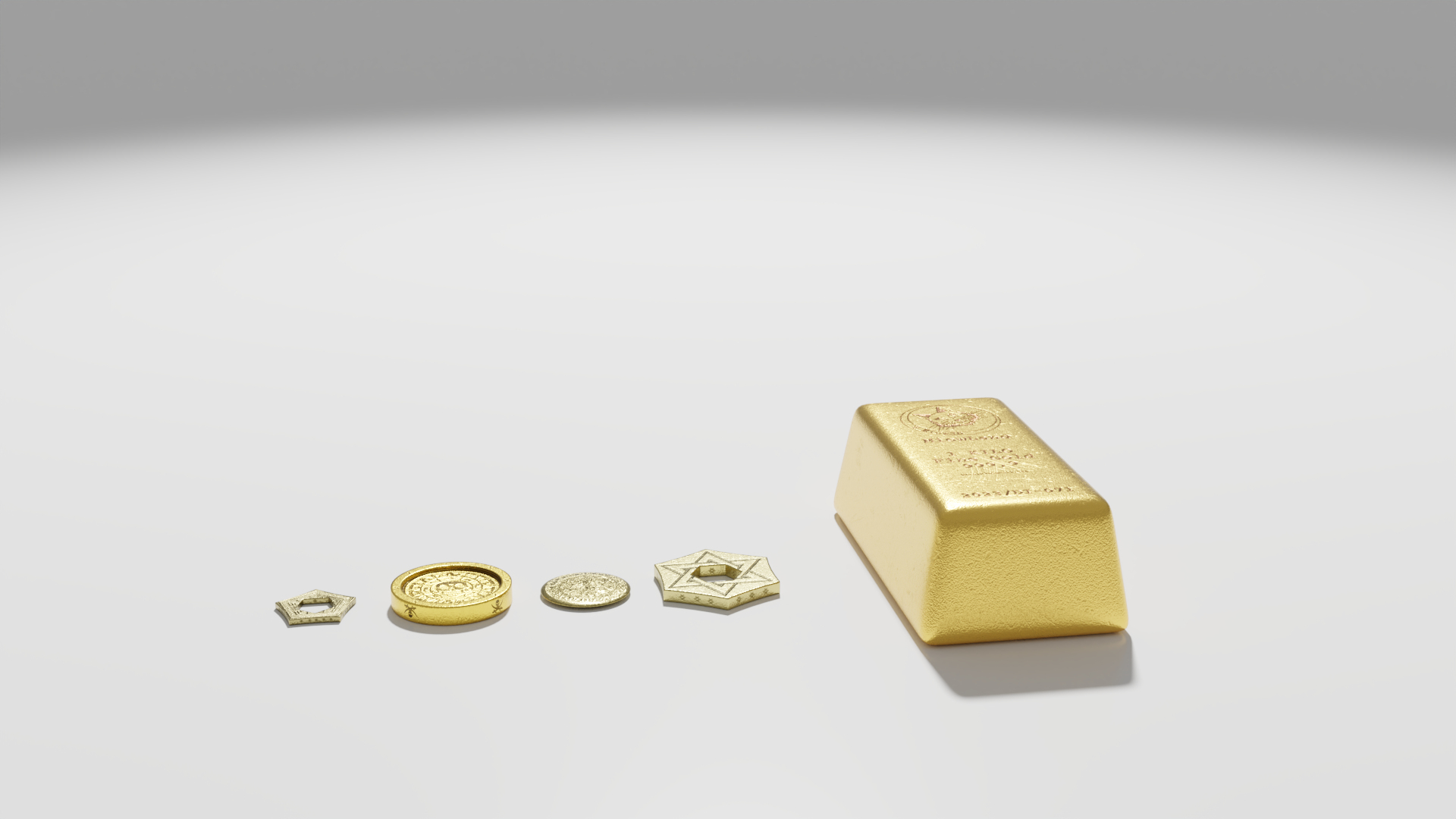 Free Gold Coins 3D - TurboSquid 2129120