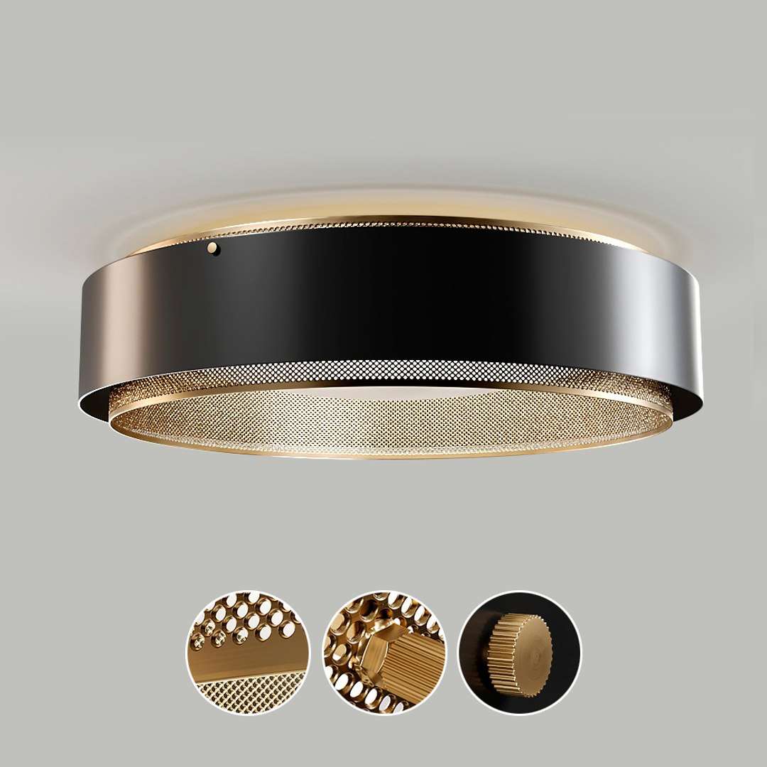 Ceiling Lights Casing Lamps 3D Model - TurboSquid 1562090