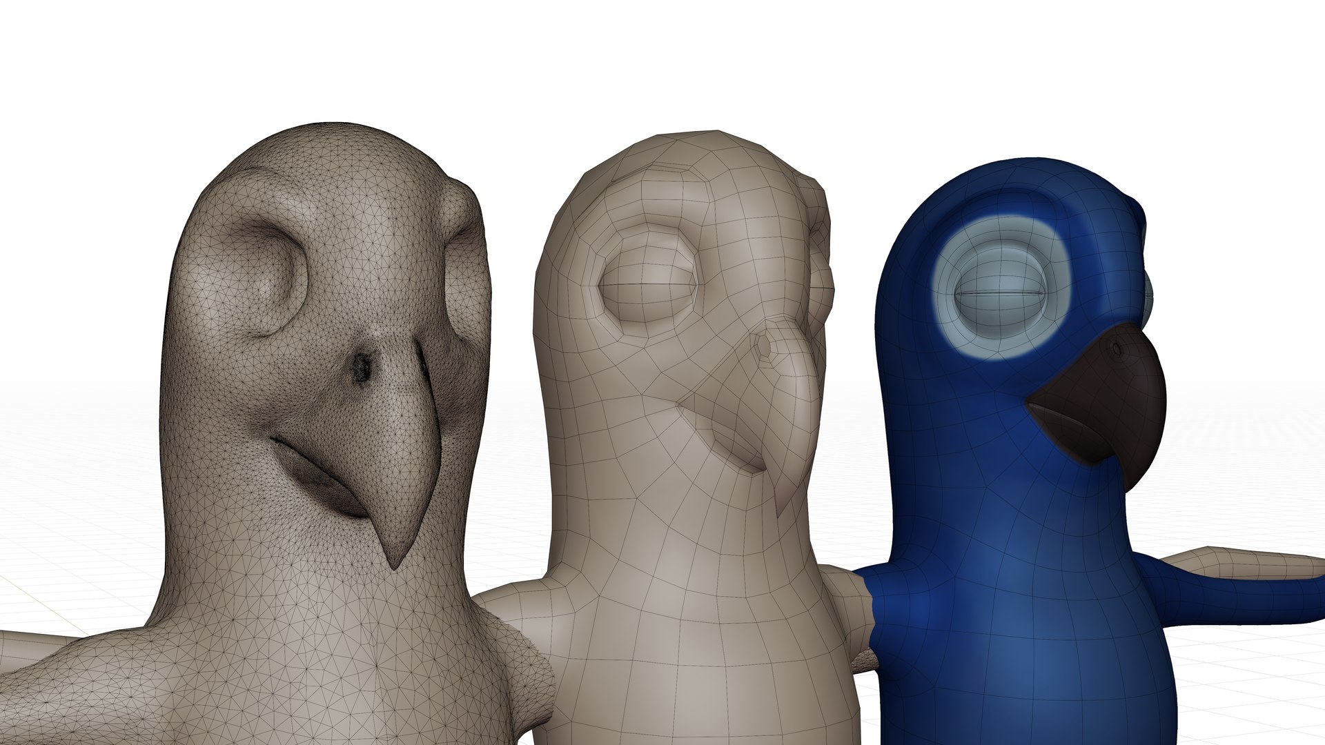 3D Parrot Ajwa Cartoon Bird In Blender Low-poly 3d Model - TurboSquid ...