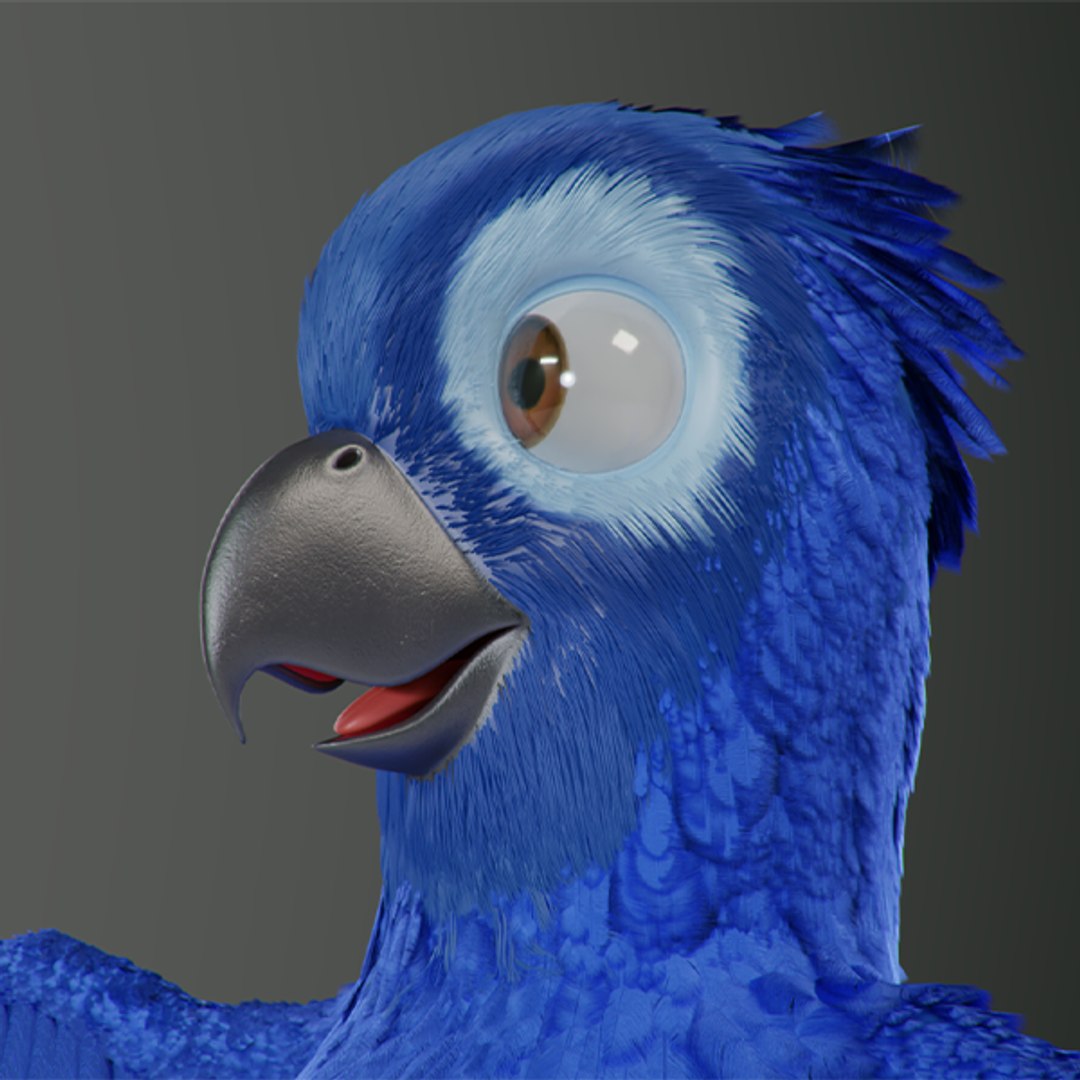 3D Parrot Ajwa Cartoon Bird In Blender Low-poly 3d Model - TurboSquid ...
