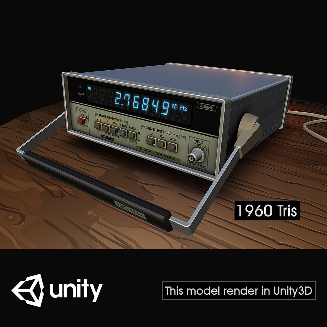 Electronic Digital Counter 3D Model - TurboSquid 1321876