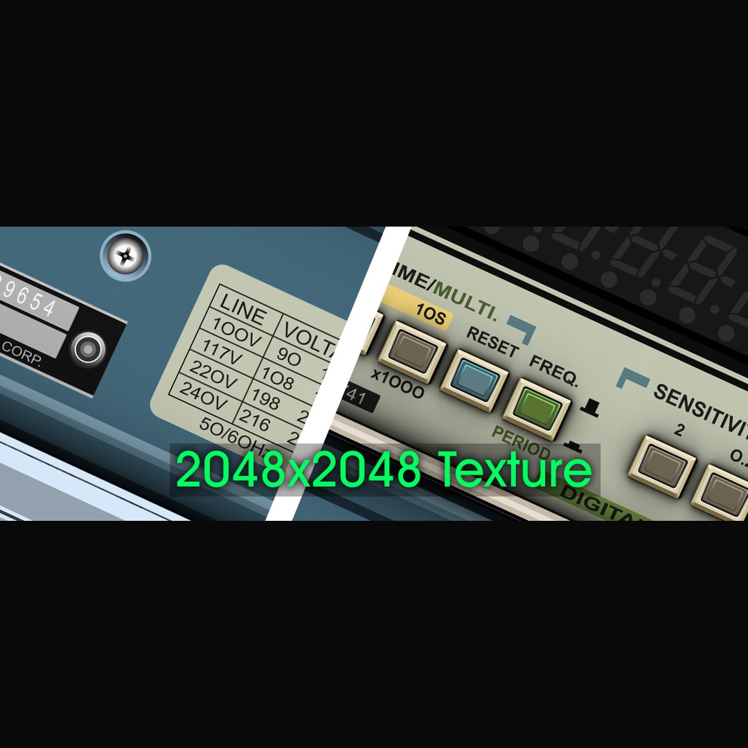 Electronic Digital Counter 3D Model - TurboSquid 1321876