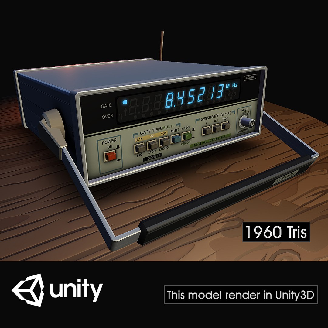 Electronic Digital Counter 3D Model - TurboSquid 1321876