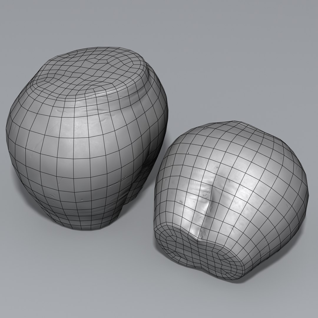 swede vegetable 3d model