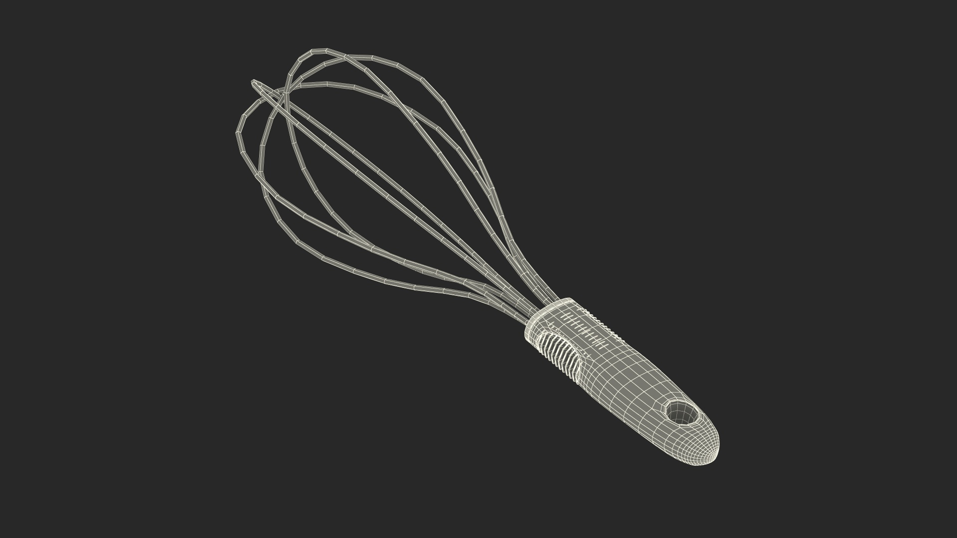 3D Red Silicone Balloon Whisk - TurboSquid 2145964