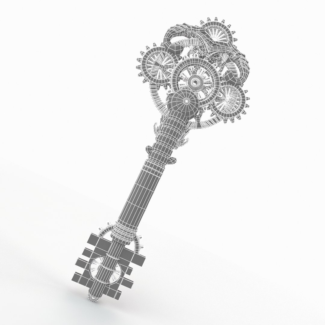 3d Model Key 3 Steampunk