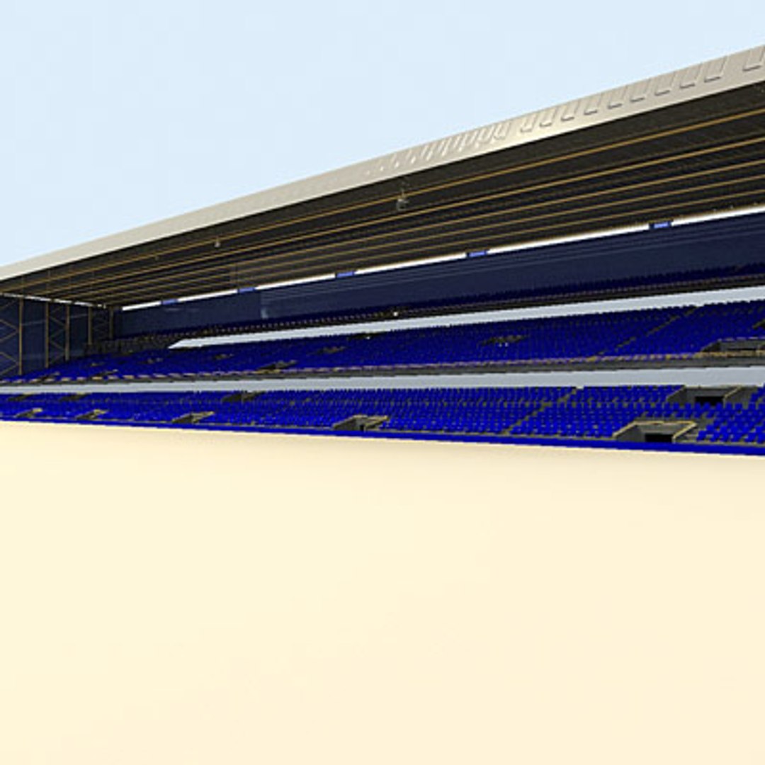 3d Model Of Stadium Grandstand Stand